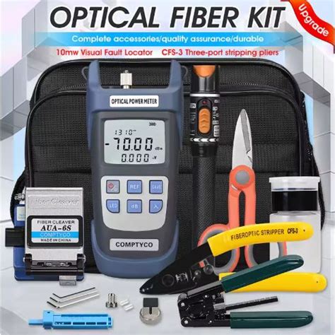 Ftth Fiber Optic Tool Kit Fc 6s Fiber Cleaver Optica Power Meter And