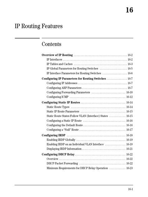ip routing pdf ip address router computing