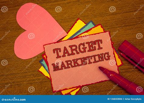 Handwriting Text Writing Target Marketing Concept Meaning Market Segmentation Audience