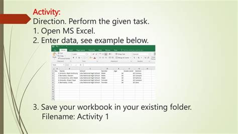 ms excel lesson pptx computing technology and computing