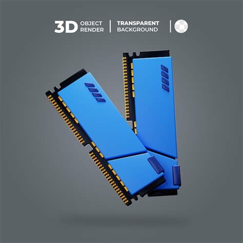 Premium Psd 3d Ram Icon