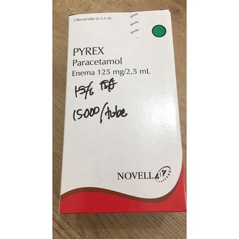 Jual Pyrex Paracetamol Enema 2 5 Ml Shopee Indonesia