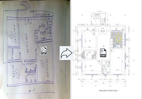 convert your handheld pdf maps and photos to auto cad by civil eng