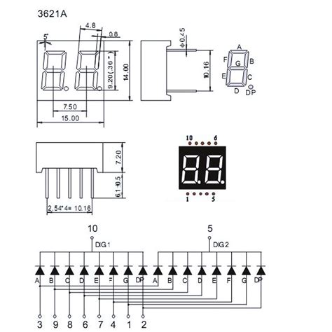 2 Digit 7 Segment Led With Switch Registers Leds And Multiplexing