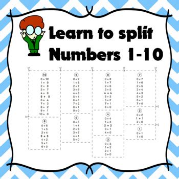 Number Splitting Addition Teaching Resources Tpt