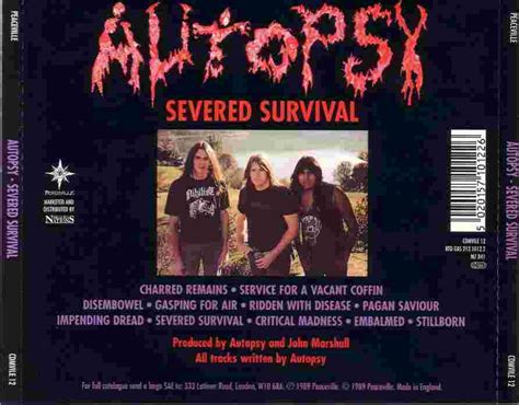 Autopsy Severed Survival 1989 Metalhead Syndrome