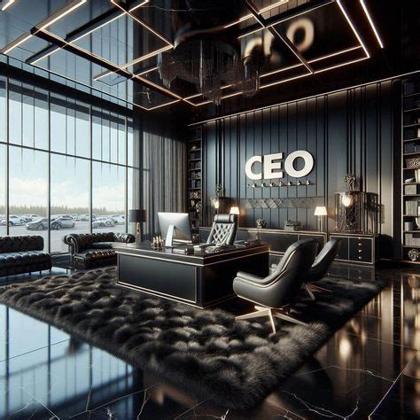 Luxury Office Lofts Modernos Oficina Del Director Ejecutivo Diseño