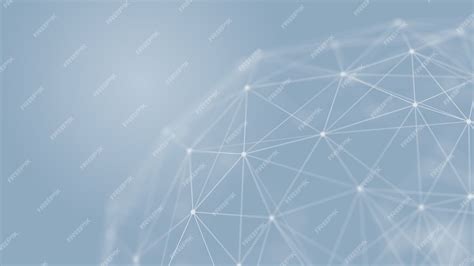 Premium Photo Abstract Futuristic With Connection Lines Plexus Structure Concept Of Science