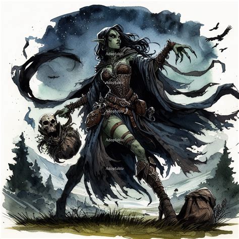 Orc Female Assassin Headhuntress 6 By Adoptablesaicraft On Deviantart