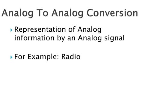 Ppt Analog To Analog Conversion Powerpoint Presentation Free