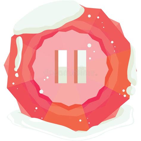 Pause Button Vector Illustration Decorative Design Stock Vector Illustration Of Medias Icon