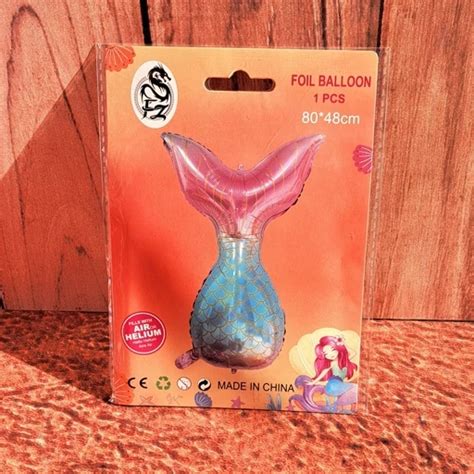 خرید و قیمت بادکنک فویلی پری دریایی مناسب تم تولد دخترانه پری دریایی