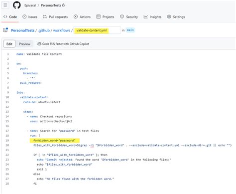 Github Options To Prevent Saving Passwords In Application Code