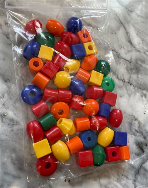 Abacus Beads Plastic Pk50 Assorted The Shop