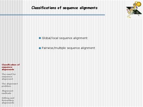 Cs 177 Sequence Alignment Classification Of Sequence Alignments
