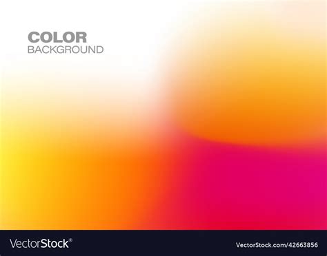 Colorful Gradient Blur Abstract Background Vector Image