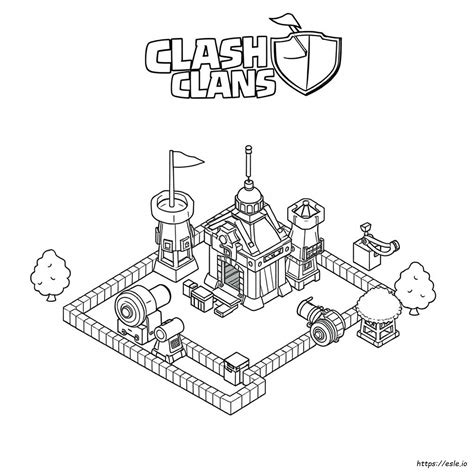 Clash Of Clans Boyama Sayfaları