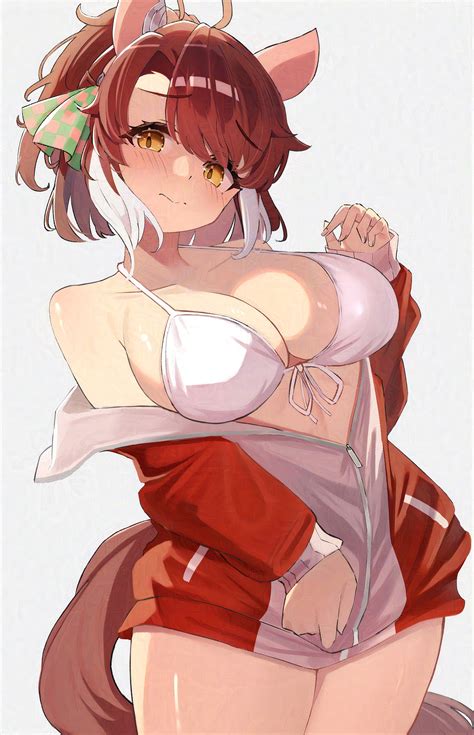 Taguchi Yuu Dantsu Flame Umamusume Umamusume Absurdres Commentary Request Highres 1girl