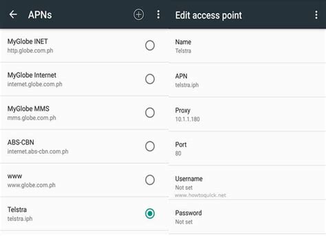 Create Telstra APN Settings Using Globe TM Smart TNT And Sun Cellular