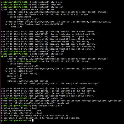 Manage OpenSSH Server From CLI And Configure SSH To Automatically Start During System Boot