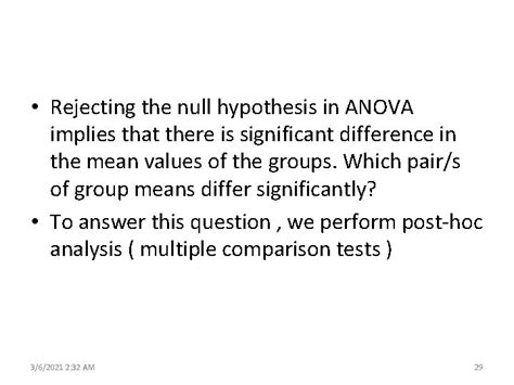 analysis of variance analysis of variance lecture 16