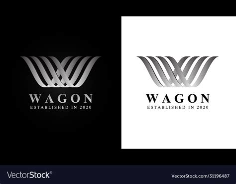 Wagon Logo Royalty Free Vector Image Vectorstock