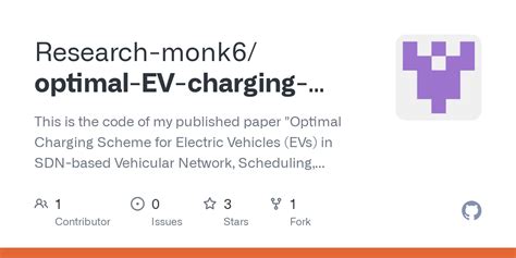 GitHub Research Monk Optimal EV Charging Scheme This Is The Code Of My Published Paper