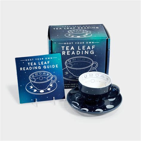 Cosmic Tea Leaf Reading Cup And Saucer The Library Store