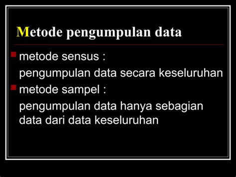 Ppt Statistik Tentang Statistik Terbaik Pptx