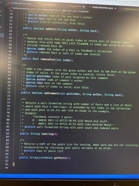 Textbook Java This Class Manages A Collection Of