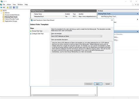 Configuring Microsoft Active Directory Federation Services Integration
