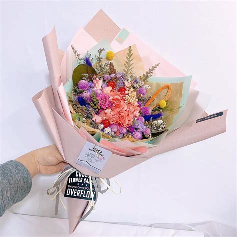 코코아화원 Cocoa Cocoa988 프리져브드플라워수국 샤벳수국꽃다발 ⠀ ⠀ ⠀ 사진