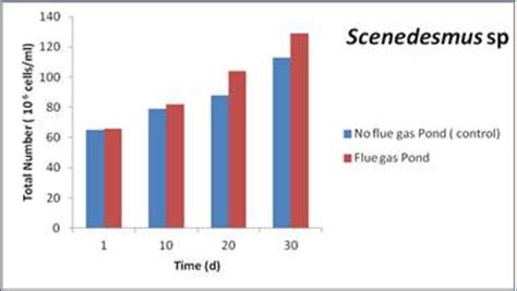Cell Count Of Coelastrum Sp After First Day To 30 Days In Two