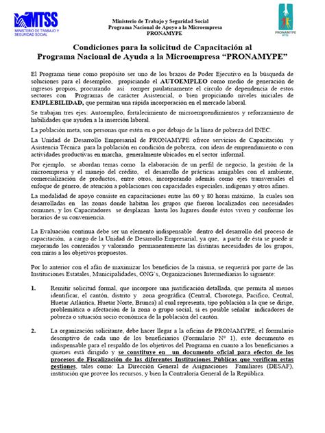 Solicitud De Capacitacion Pdf Pobreza Pobreza E Indigencia