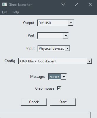 Mouse Calibration GIMX