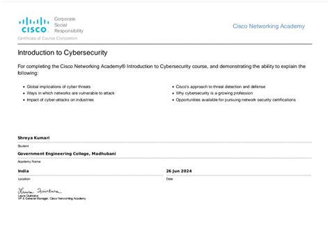 Shreya Kumari On Linkedin Cisco Learning And Certifications Cisco
