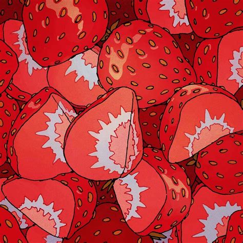 Cute Aesthetic Strawberry Wallpapers Wallpaper Cave