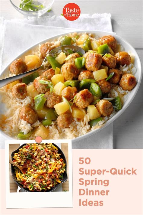 42 Quick Spring Dinner Ideas Youll Want To Make All Season Long