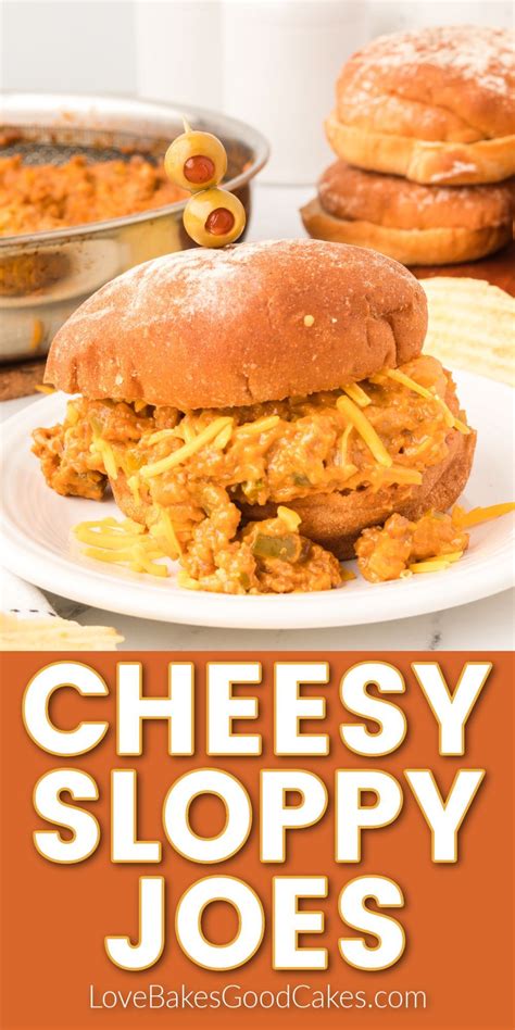 Cheesy Sloppy Joes Recipe Cheesy Sloppy Joes Easy Fast Dinner