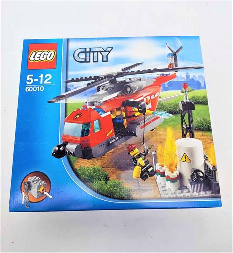 Lot A 2013 Lego City Fire Helicopter Set 60010 In Original Packaging