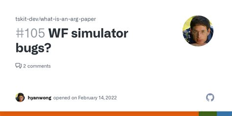 Wf Simulator Bugs · Issue 105 · Tskit Devwhat Is An Arg Paper · Github