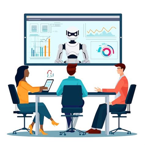 Premium Vector Artificial Intelligence Robot