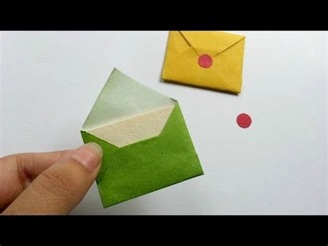 Paper Crafts Mini Envelope Tutorial Artofit