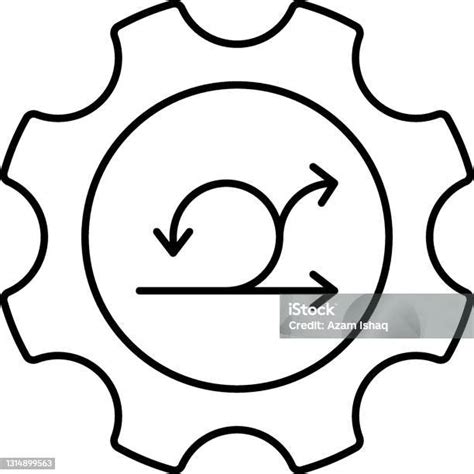 스프린트 프로세스 벡터 아이콘 디자인 흰색 배경의 소프트웨어 및 웹 개발 기호 컴퓨터 프로그래밍 및 코딩 스톡 일러스트레이션