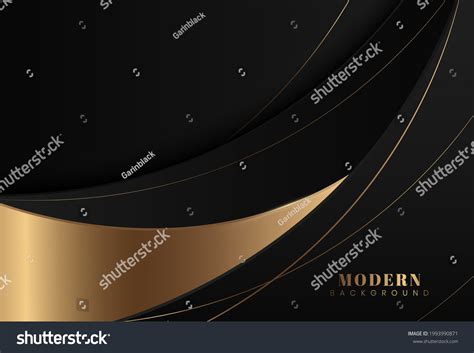 Modern Luxury Abstract Curve Background Overlap Stock Vector Royalty Free