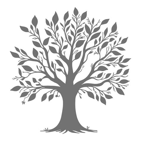 Premium Vector Hand Drawn Tree Vector Illustration