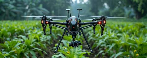 Aipowered Crop Scouting Drones Early Wallpaper Premium Ai Generated Image