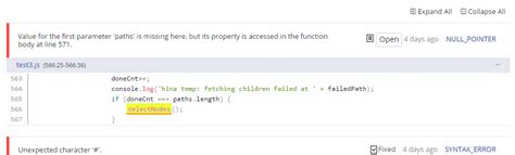 issue status deepscan