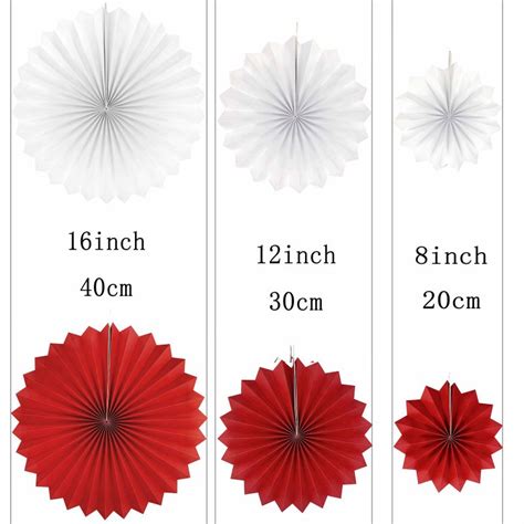 White Party Decoration Kit Hanging Tissue Pom Poms Flowers White Paper