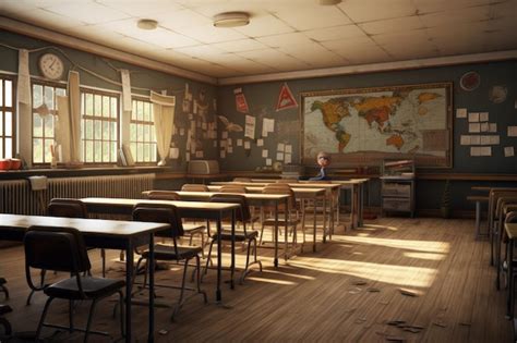 Premium Ai Image Class Room